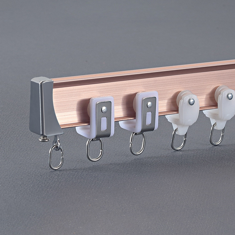 Custom Ceiling/Wall Drapery Track With Valance Rail For Bay Windows ...