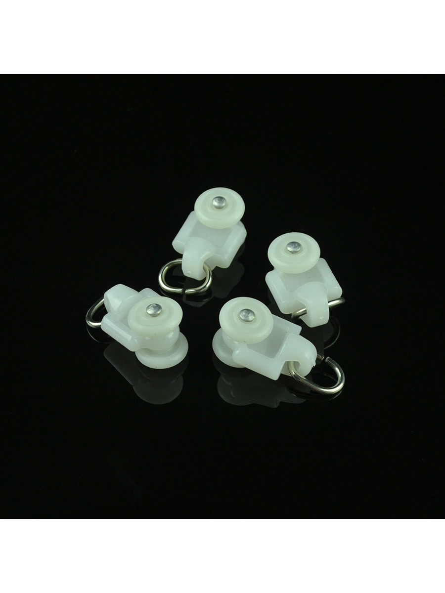 CHR8125 Ivory Double Curtain Tracks with Valance Track Wall Mount ...