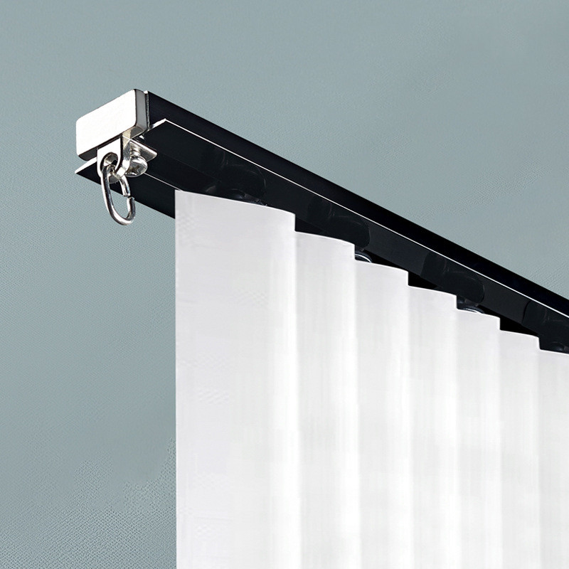 CHR90 Embedded Mute Ceiling Curtain Rail System For Room Divider ...