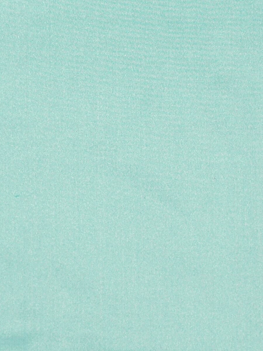 Waterfall Solid Blue Versatile Pleat Faux Silk Curtains