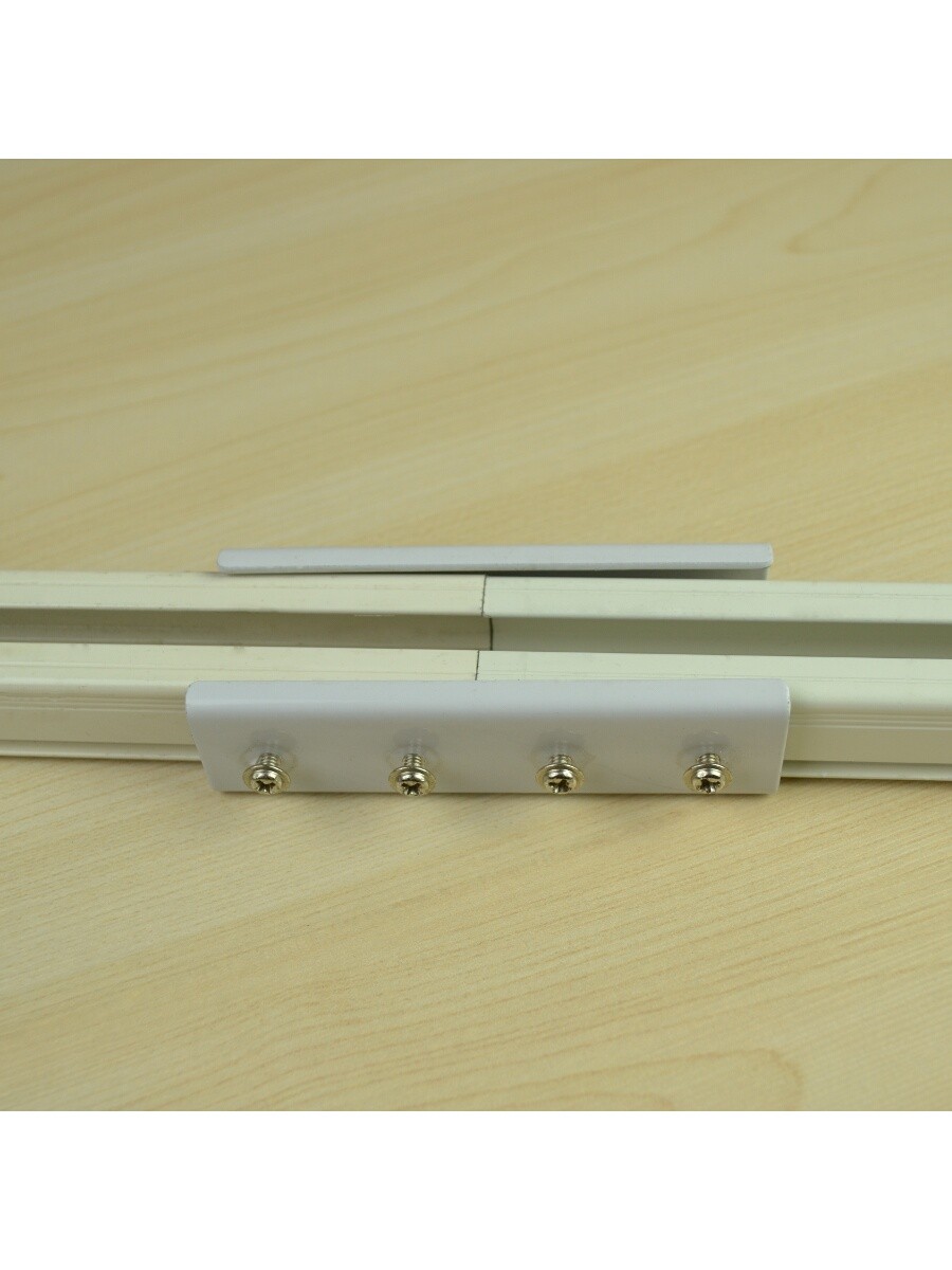 Eliott A20 Ivory Heavy-duty Custom Swish Single Curtain Track Ceiling ...