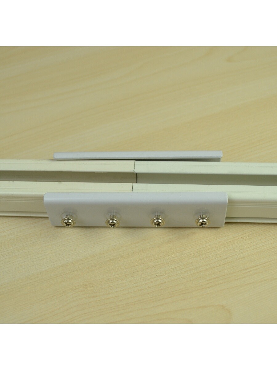 Stirling A22 Ivory Heavy-duty Cord Drawn Custom Double Curtain Track ...